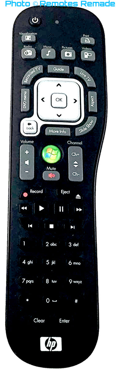 HP TV / Media Centre Remotes – Remotes Remade