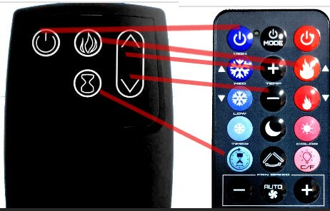 Replacement Fireplace Remote – Remotes Remade