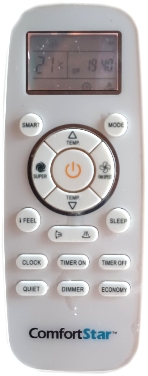 Air Con Remote for Comfortstar 👍 Model: As-12cr2ful – Remotes Remade