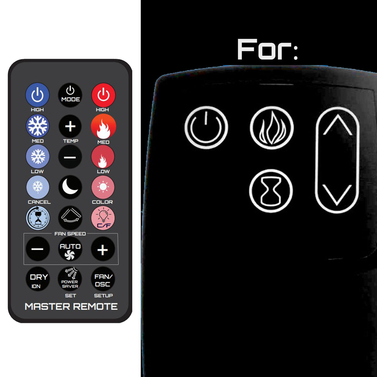 Replacement Fireplace Remote – Remotes Remade