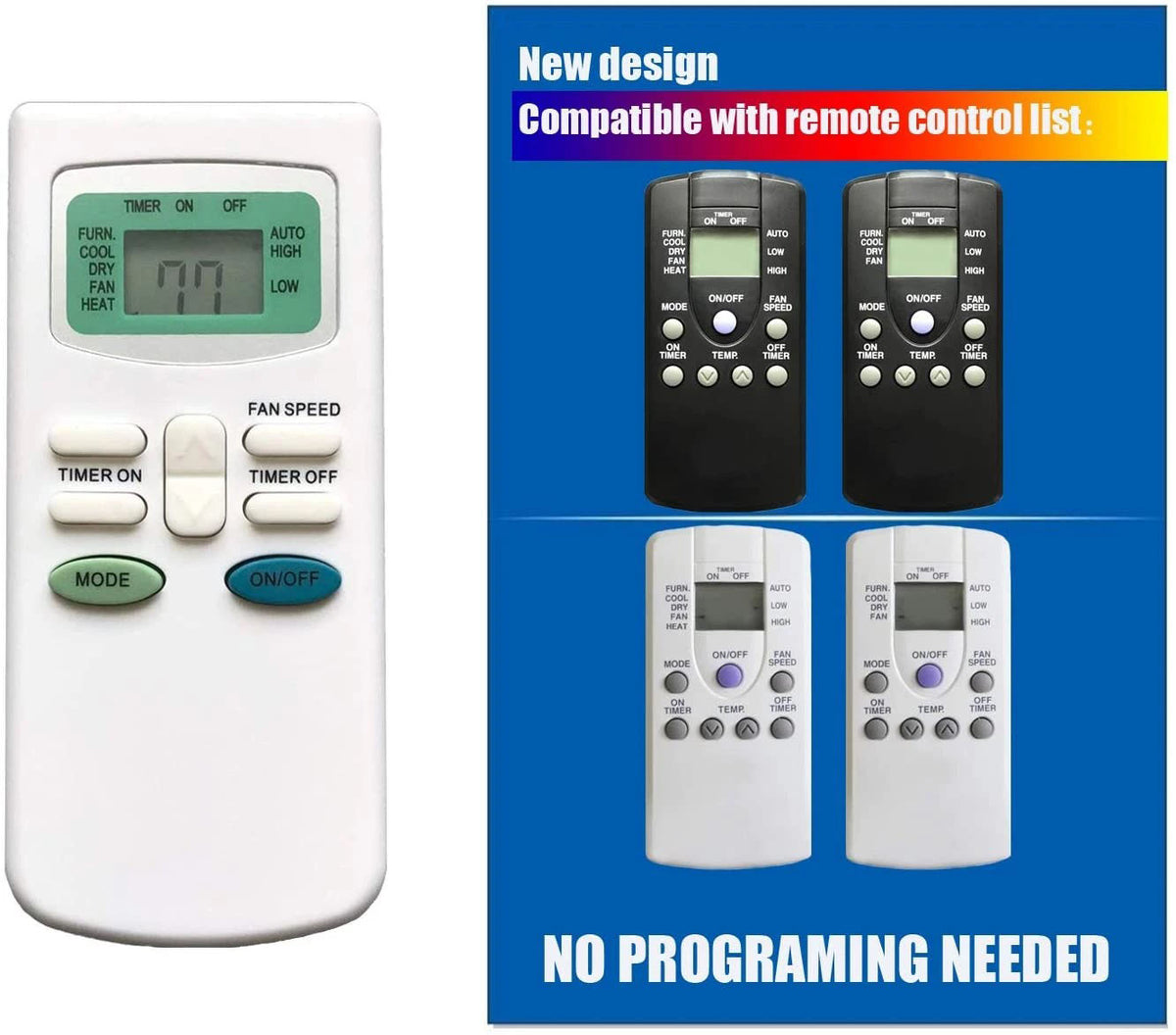 Remote for Carrier AC Remote Model: Air V – Remotes Remade